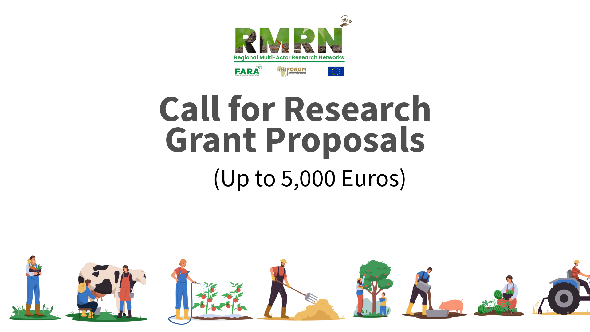 Call for Research Grant Proposals - Regional Multi-Actor Research Network